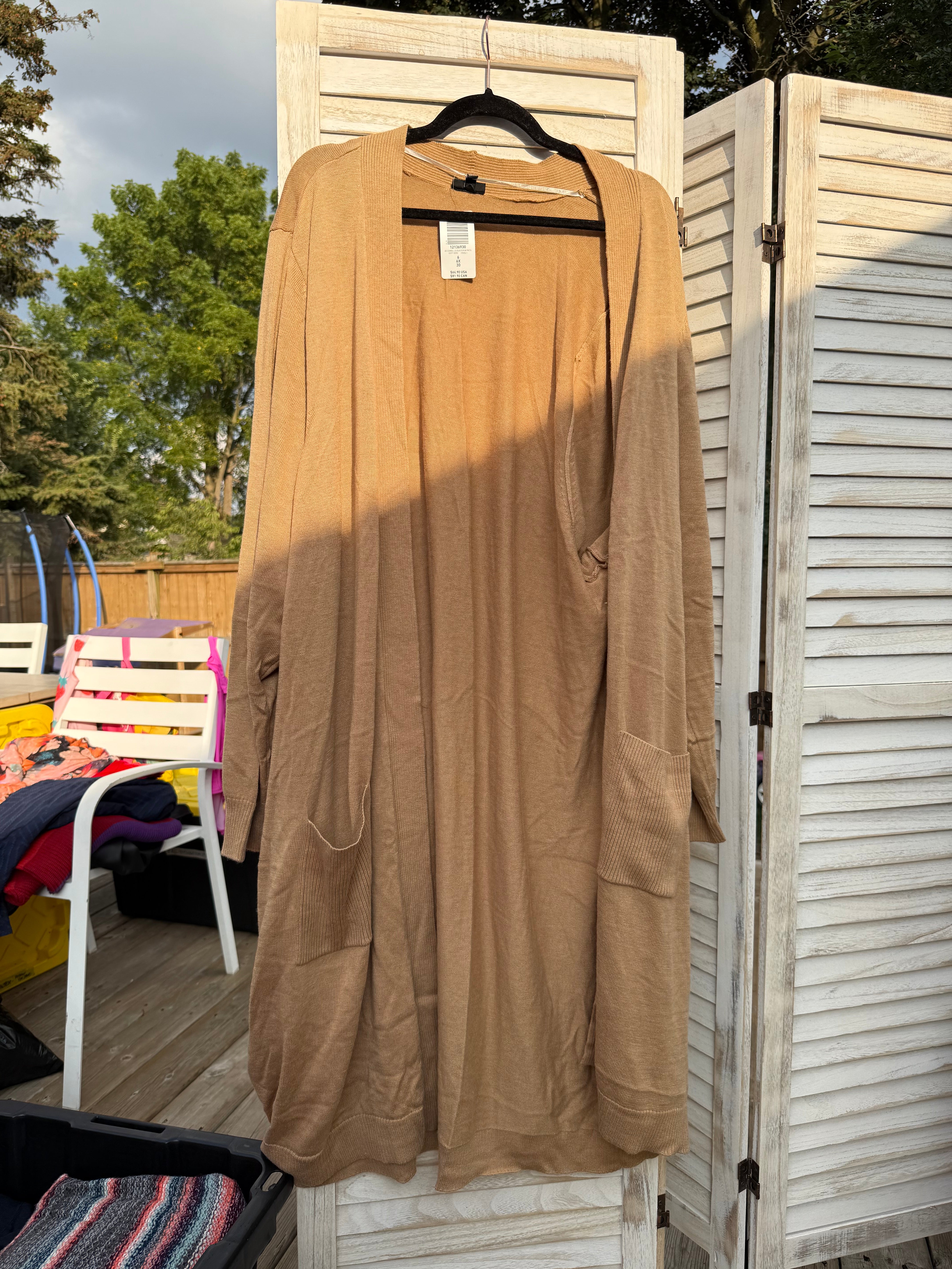 Torrid Camel Cardigan – Mustang Sally Two’s Closet