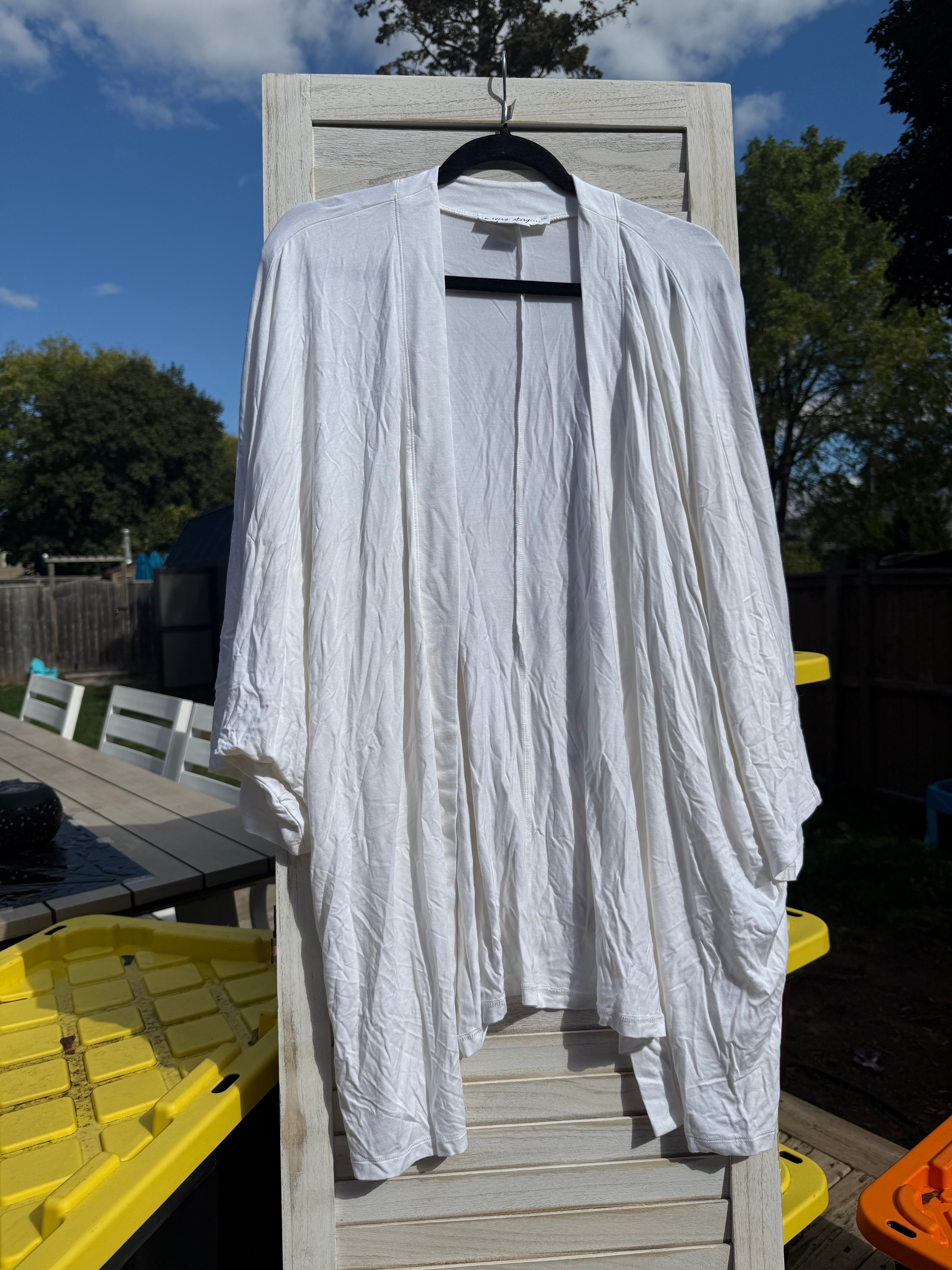 PENN White Cardigan – Mustang Sally Two’s Closet