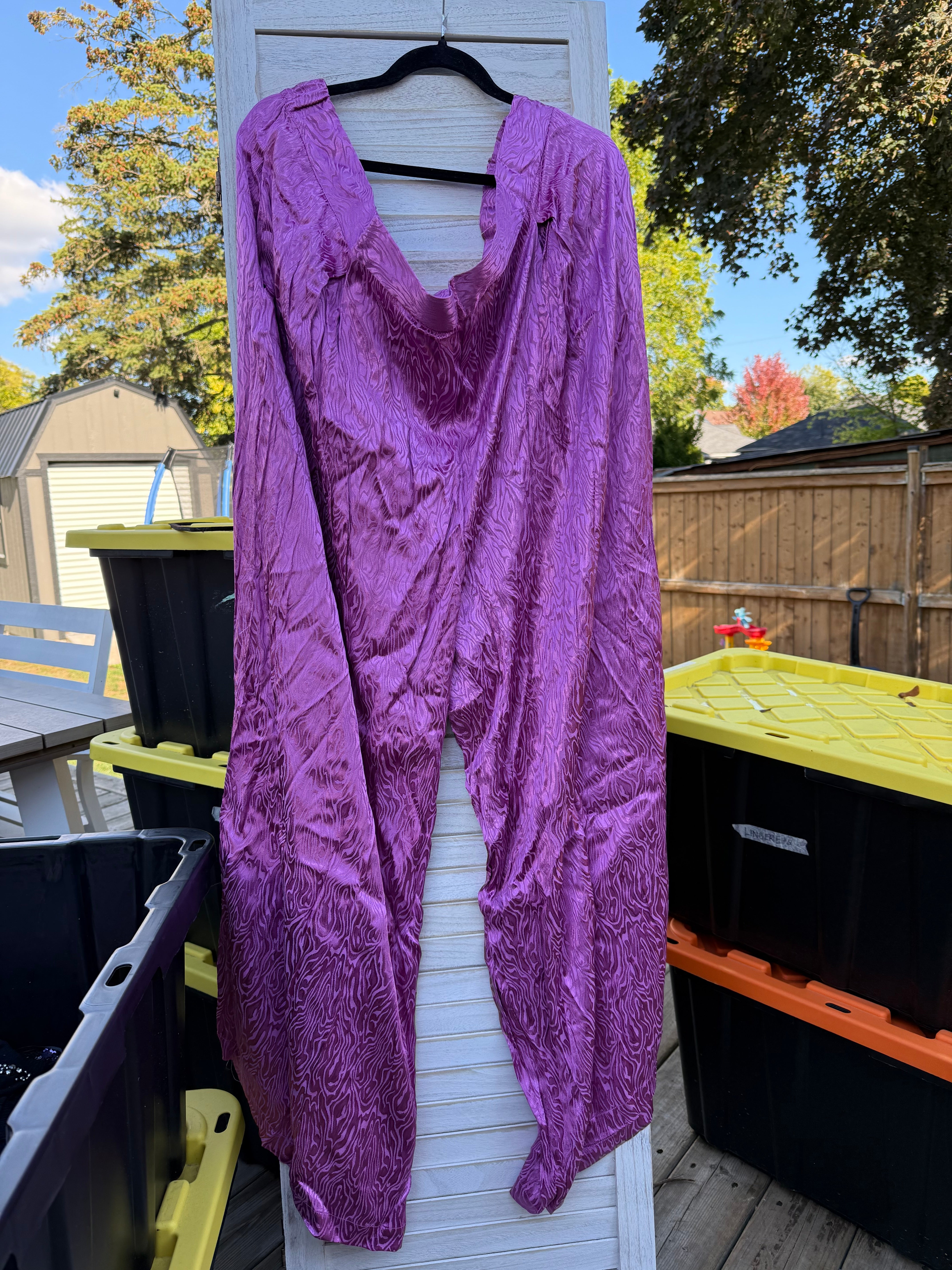 ELOQUII Pink Satin Pants – Mustang Sally Two’s Closet