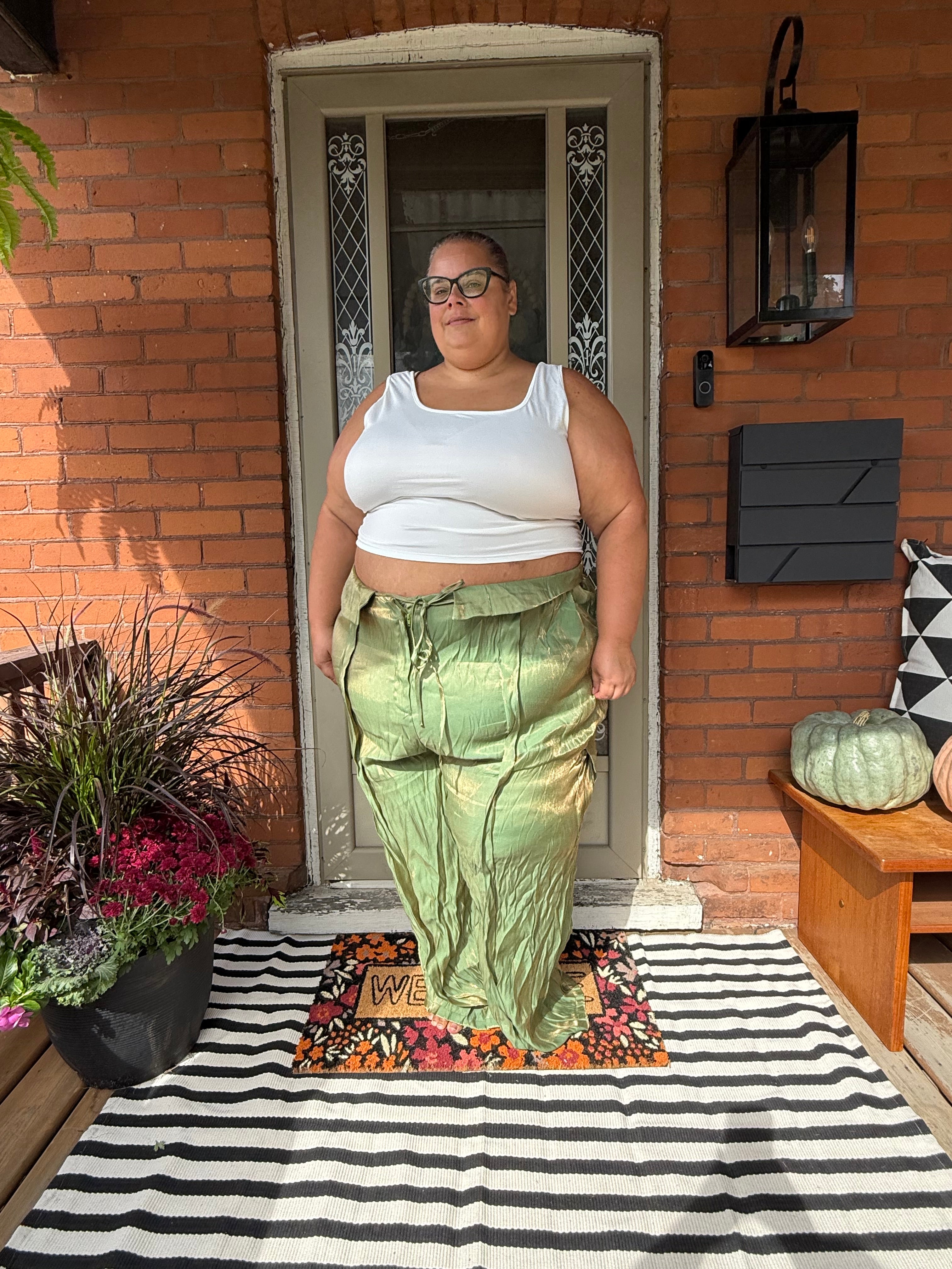 SHEIN Green Cargo Pants – Mustang Sally Two’s Closet